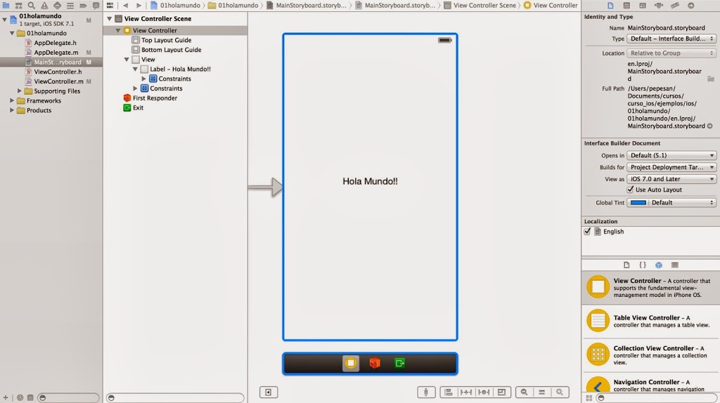Curso De Ios7 El Storyboard Cursos De Desarrollo