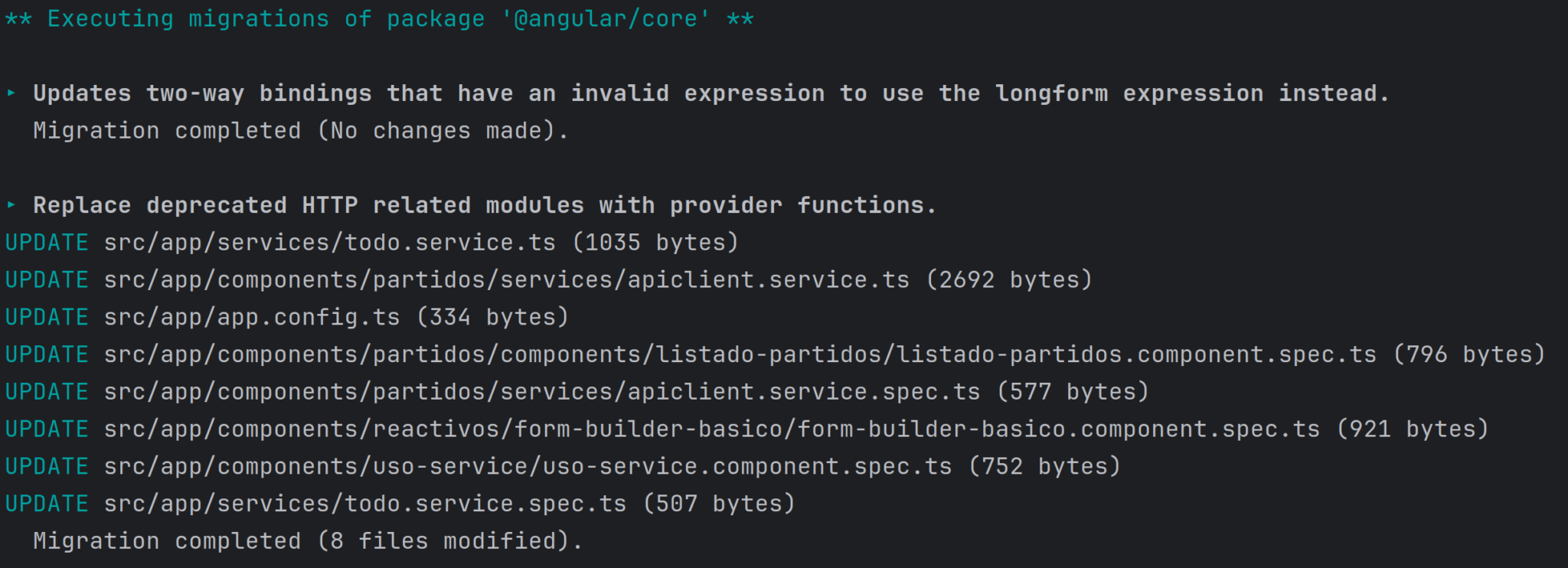 Actualización a Angular 18 desde Angular 17 – Cursos de Desarrollo